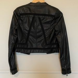 Amisu | Jackets & Coats | Leather Jacket | Poshmark